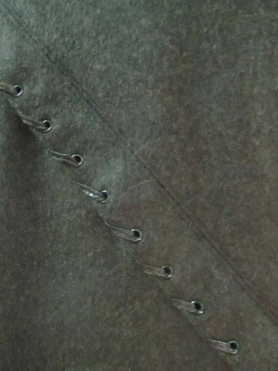 70s green loden coat/"Loden Frey"/Wool/Entry pockets/… - Gem