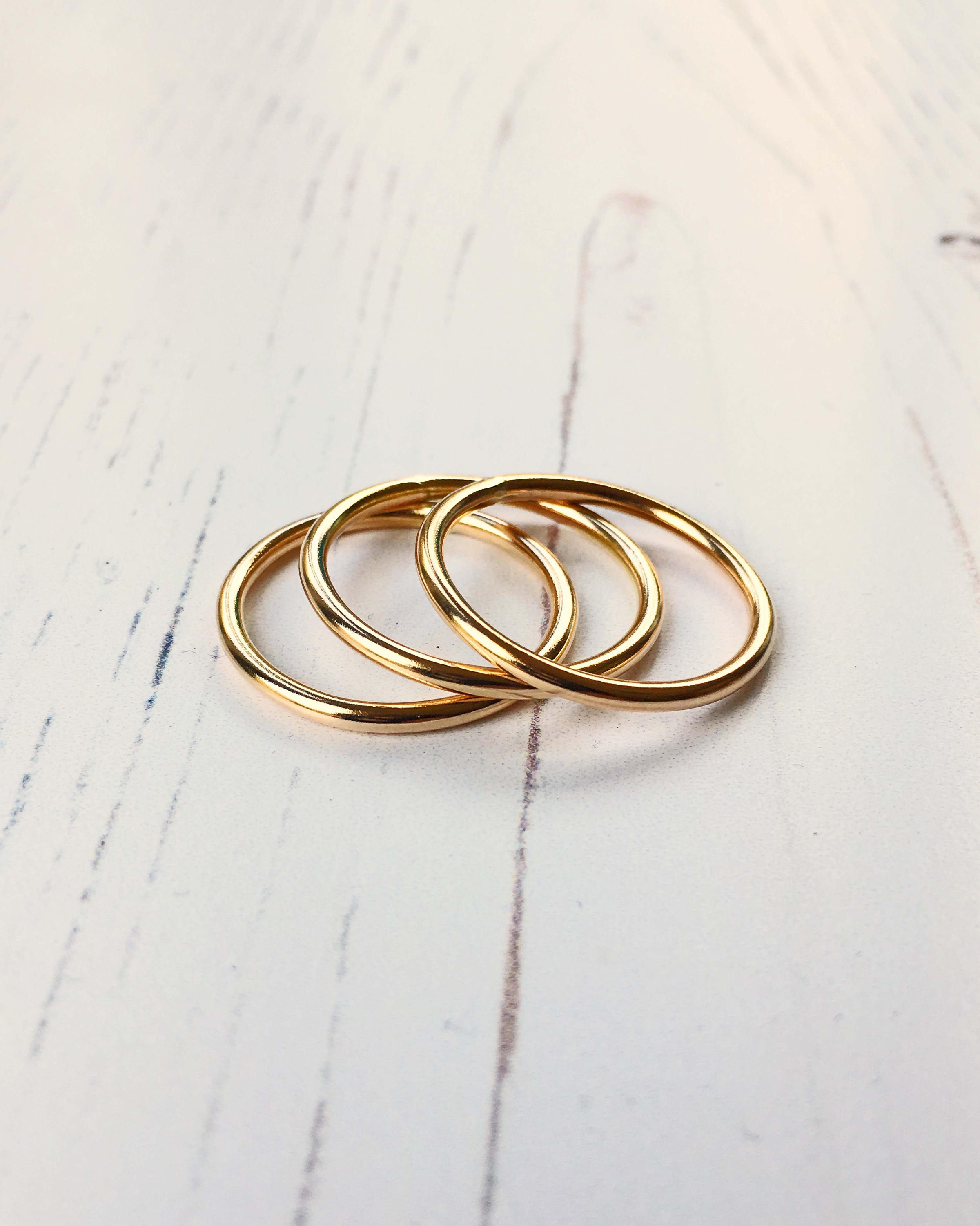 Gold Ring Gold Stacking Ring Gold Fill Ring Polished Gold - Etsy UK