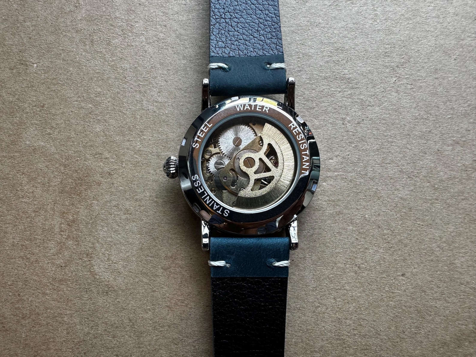 Stars Moon Art Mechanical Leather Wrist Watch - Etsy