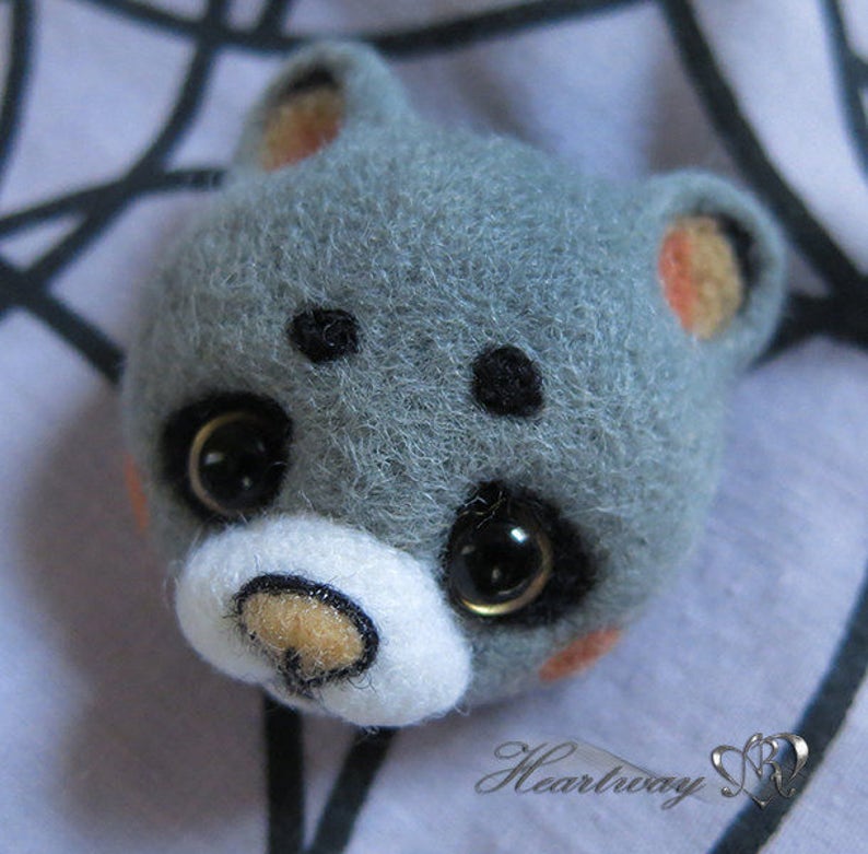 For kids Cute cartoon animal brooches available to custom | Etsy