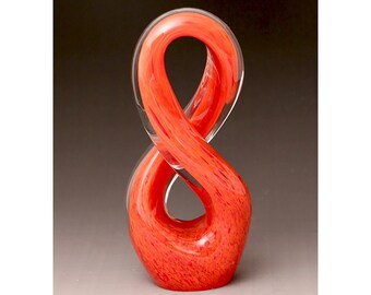 Infinity Glass Sculpture - Etsy