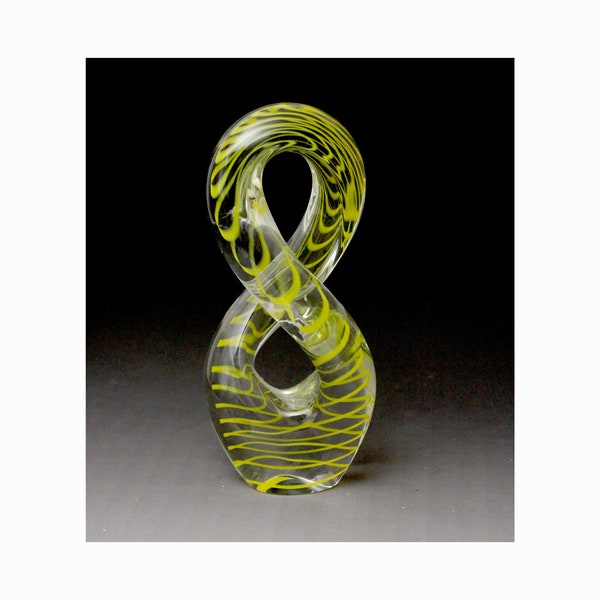 Infinity Glass Sculpture - Etsy