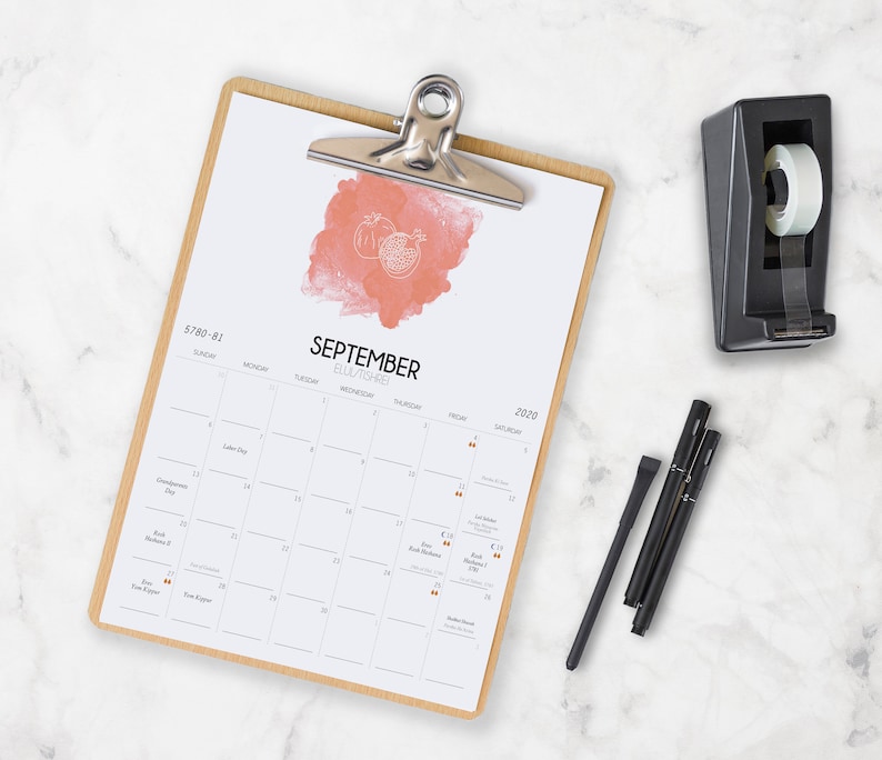 2022 American Jewish Printable Calendar Jewish Holidays And Etsy 2022-american-jewish-printable-calendar-jewish-holidays-and-etsy