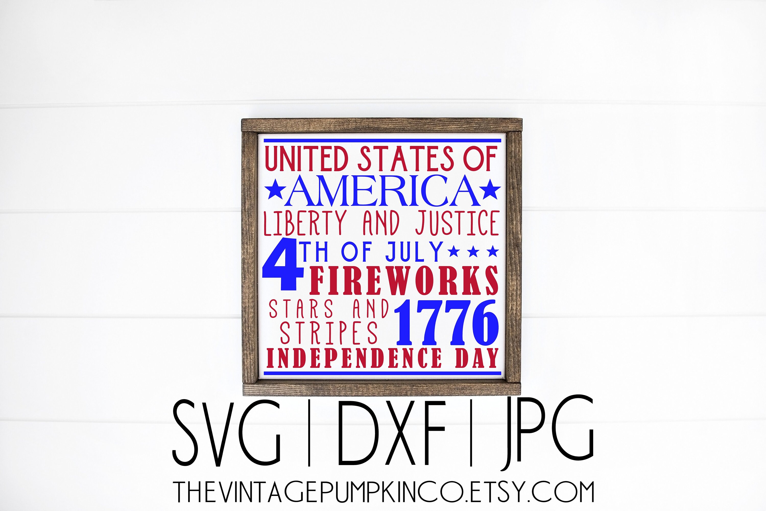 4th of July Subway Art SVG Patriotic USA Freedom | Etsy