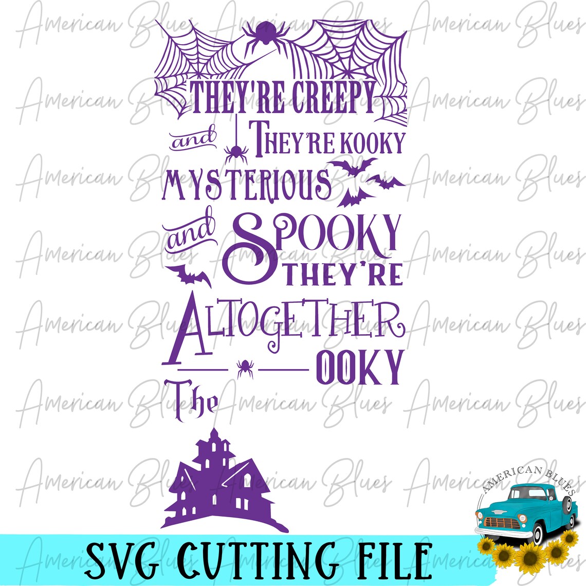 Ooky Spooky Kooky/ PNG / SVG Halloween October Family Name - Etsy