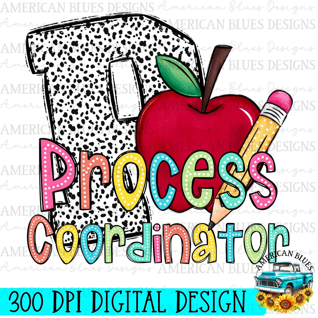 Colorful Class Doodle Process Coordinator, School Professional, PNG ...