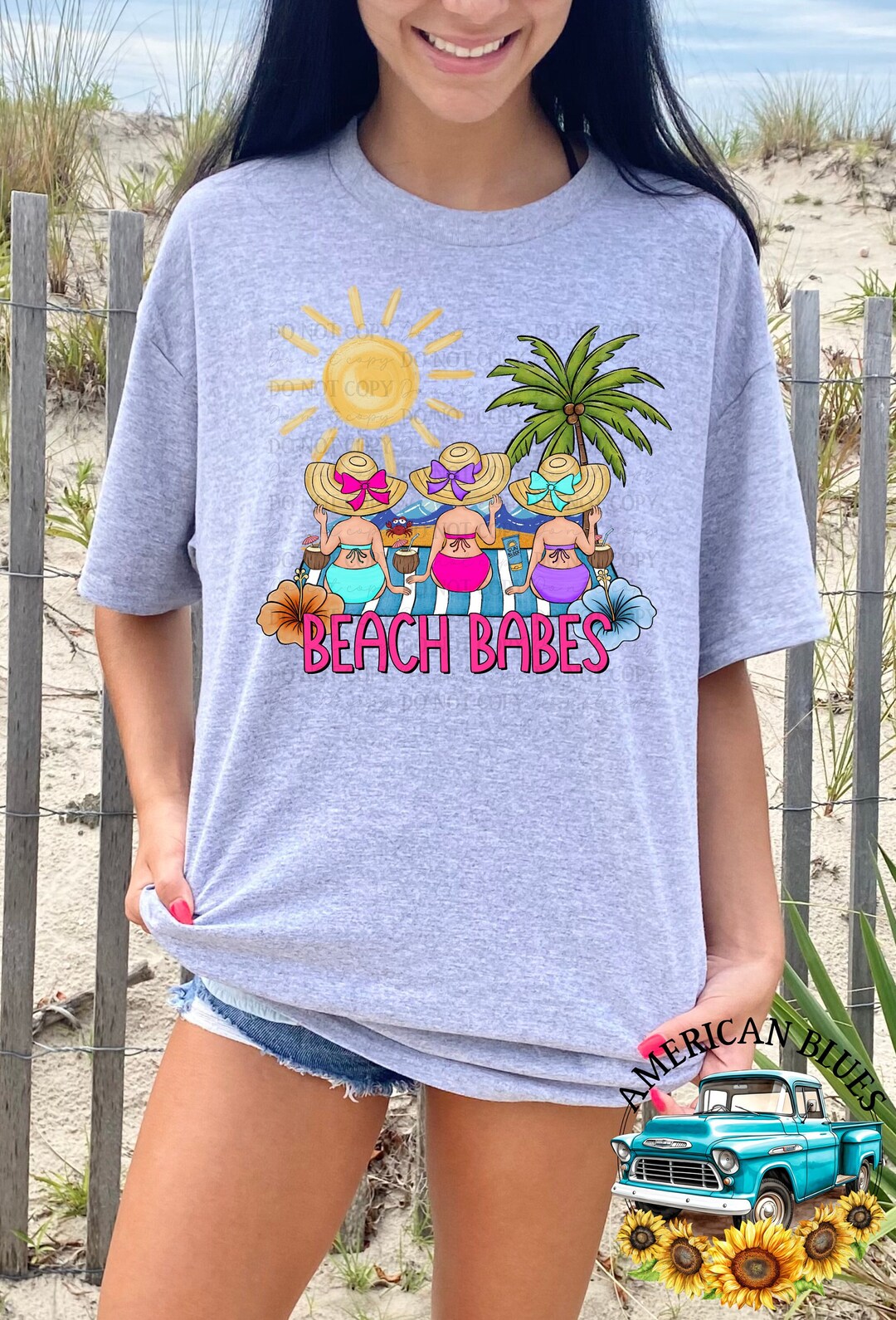 Beach Babes, Beachy Vibes Png, Summer Vacation, Girls Trip Png, Light Skin Tone, Beach Vacation ...
