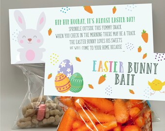 Easter Bunny Bait Tags - Printable File - Instant Download, Easter ...