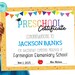 Editable Preschool Graduation Certificate, Graduation Diploma ...