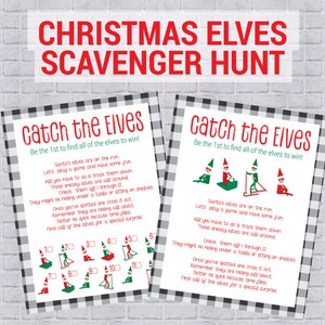 Christmas Scavenger Hunt, Snowman Treasure Hunt, Christmas Printable ...