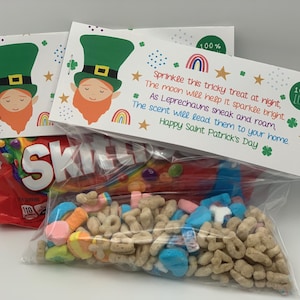 St. Patrick's Day Printable Tag | Gift From Teacher | Rainbow Tag for ...