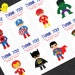 Superhero Tags, Comic Book Thank You Tags, Comic Book Tags, Avengers ...