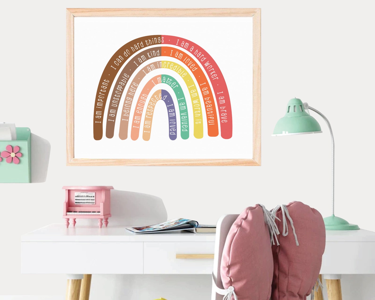 Diversity Rainbow Poster Diversity Classroom Teacher Poster - Etsy