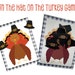 Thanksgiving Pin the Hat on the Turkey, Thanksgiving Turkey Game ...