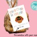 Chip Chip Hooray Editable Gift Tag, Thanksgiving Appreciation Favor ...