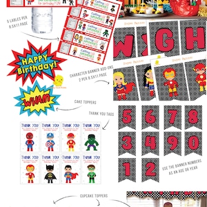 Photo Girl and Boy Superhero Thank You Note | Super Hero Thank You Card ...