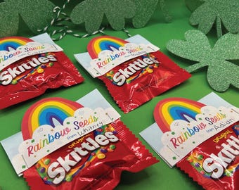 Rainbow Seeds Bag Topper - Digital Printable - Immediate Download - Etsy