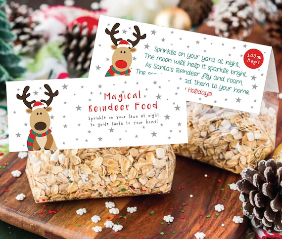 Reindeer Food Bag Topper Ideas - Mom. Wife. Busy Life.