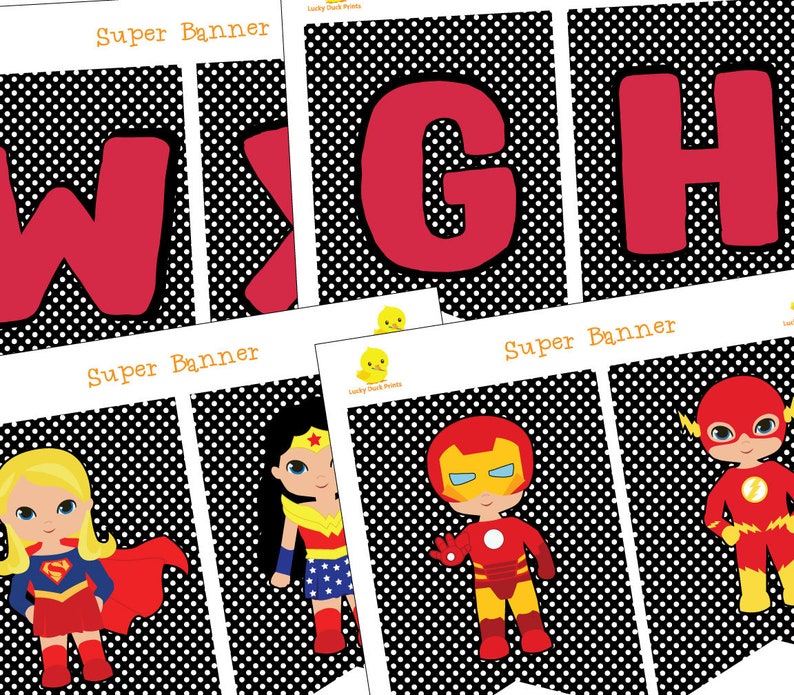 Superhero Tags Comic Book Thank You Tags Comic Book Tags - Etsy