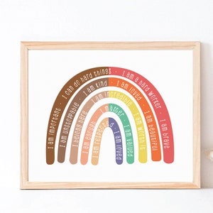 Diversity Rainbow Poster, Diversity Classroom, Teacher Poster, Positive ...