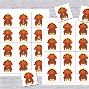 Thanksgiving Turkey Scavenger Hunt Game: Printable Treasure Hunt ...