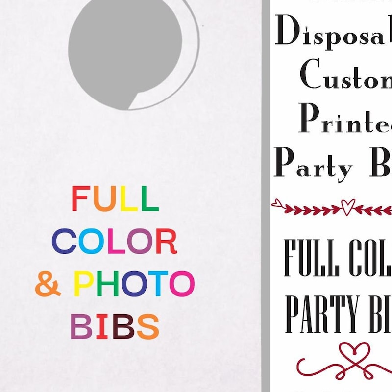 PartyBibs - Etsy