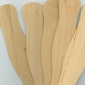 Paddle Fan Sticks Wooden Wavy Paddle to Make Your Own Hand Fans ...