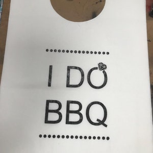 STOCK Party Bibs-i DO BBQ Diamond Design, Idobbq, Protect Barbeque ...