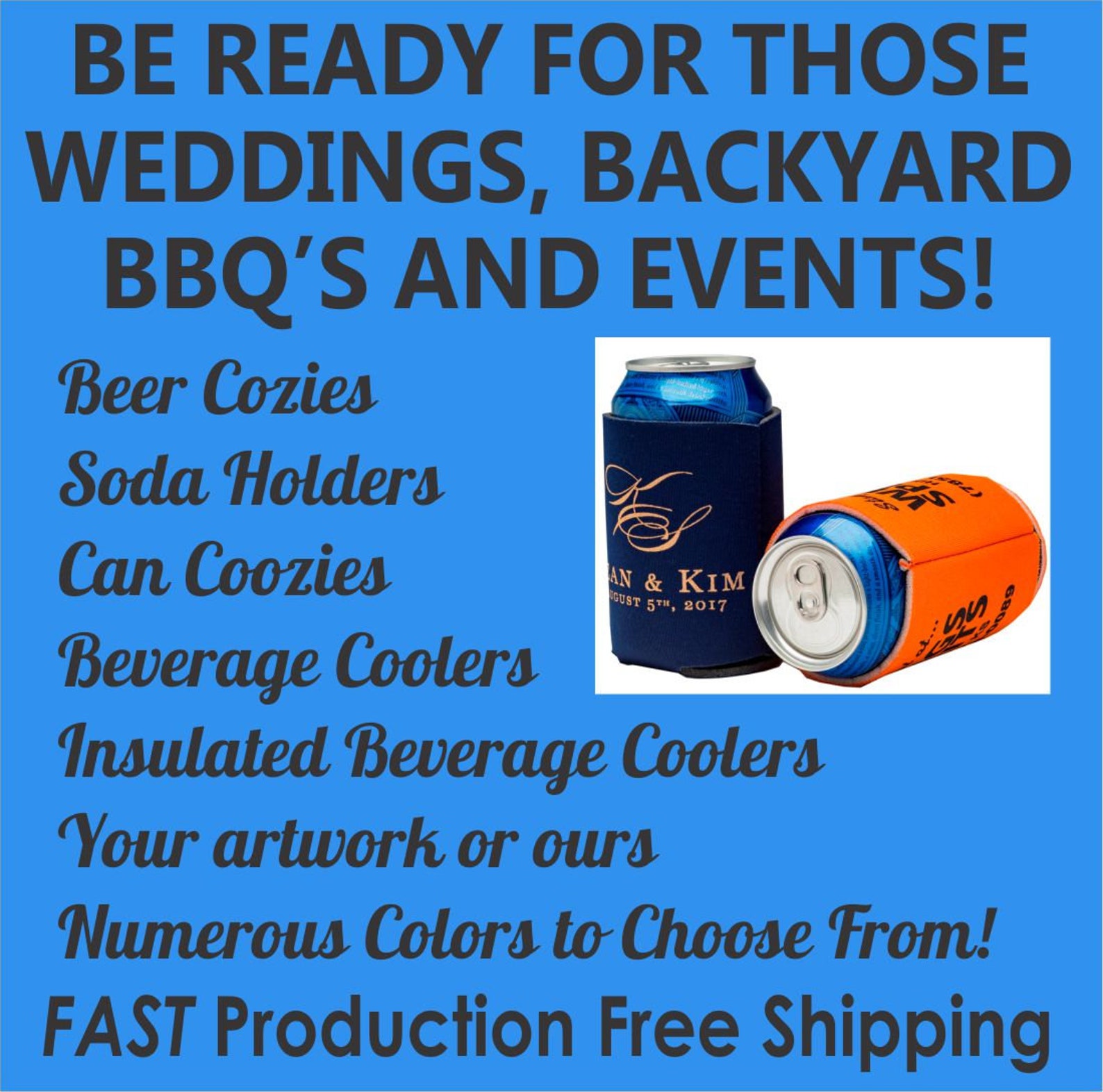 Beige Can Koozies Insulated Beverage Holders W/one Color - Etsy