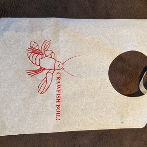 STOCK Party Bibs-crawfish Boil, Protect Your Crawdaddy Eating Bib ...
