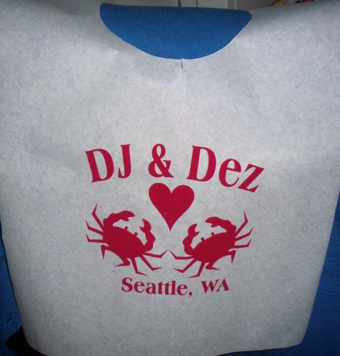 125 Custom Printed Adult Party Bibs 125pack Party Bibs Etsy