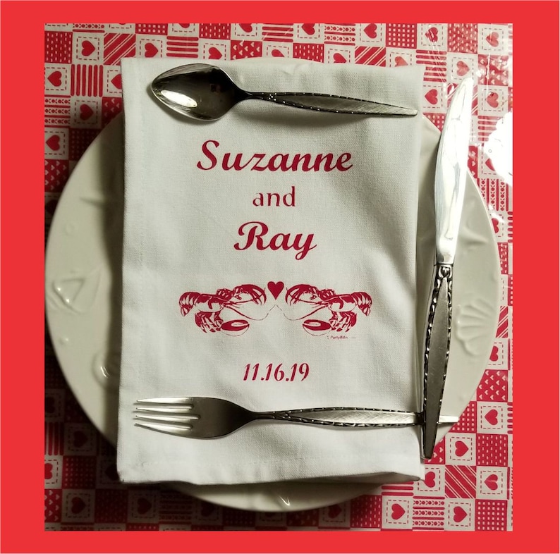 Cloth Napkins With Your One or Full Color Imprint, Your Artwork or Ours ...