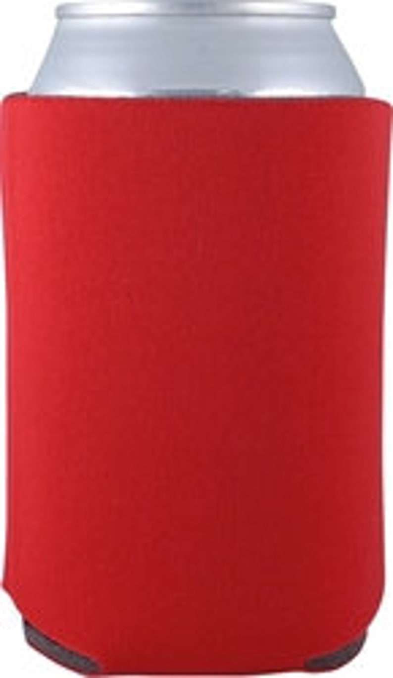 Red Can Coolers coozie koozie porta bebidas w/imprint min | Etsy