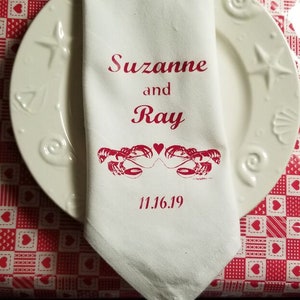 Cloth Napkins With Your One or Full Color Imprint, Your Artwork or Ours ...