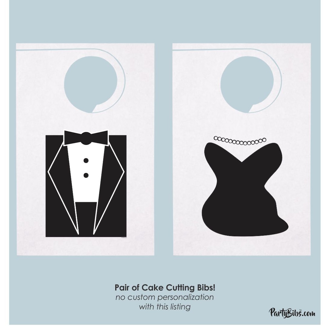 Cake Cutting Bibs! Fancy Dress and Tuxedo Party Bibs, Great for the ...