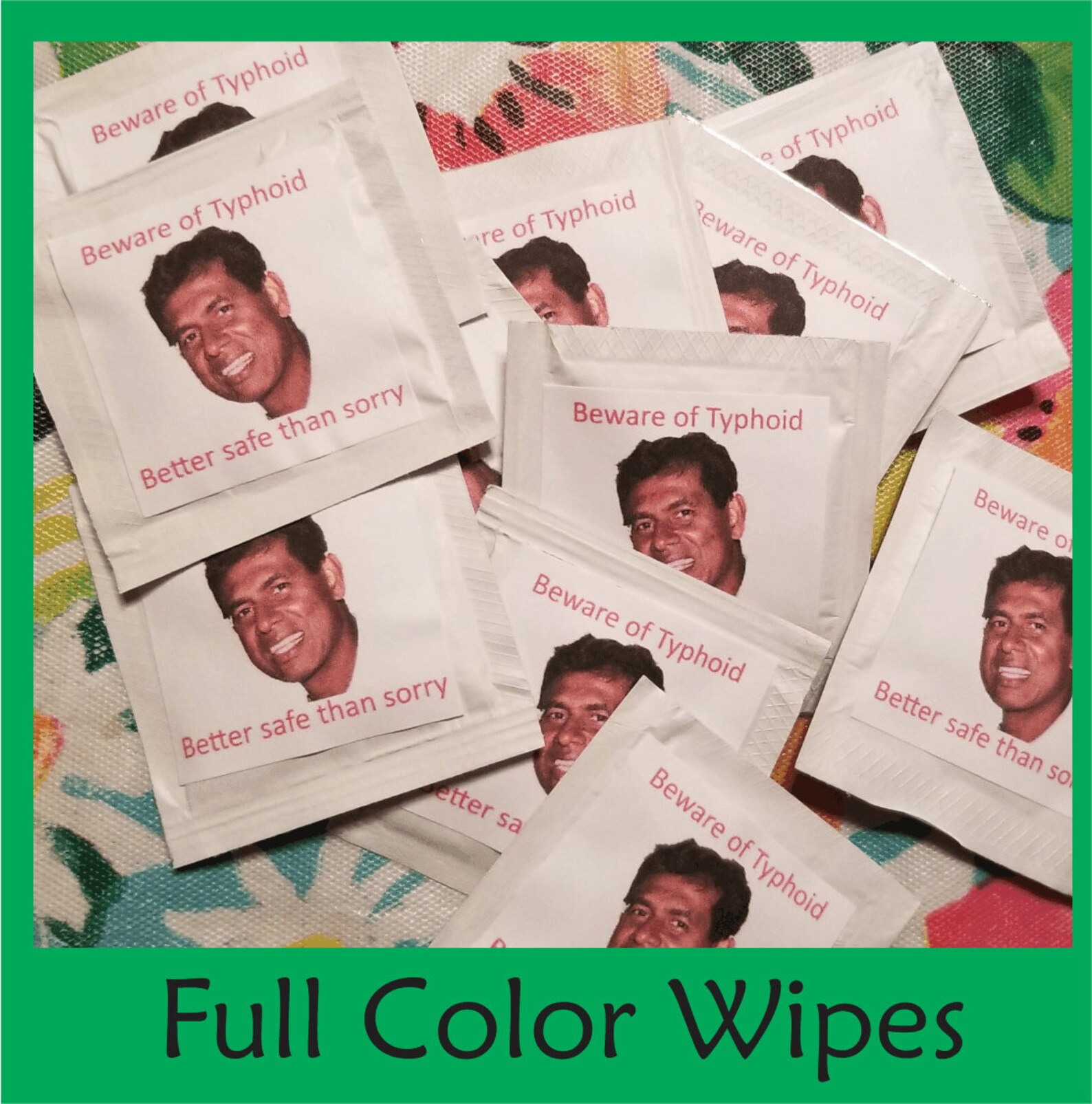 Full Color Art on Wet Wipes! Your Custom Art, Photo or Logo Printed on ...