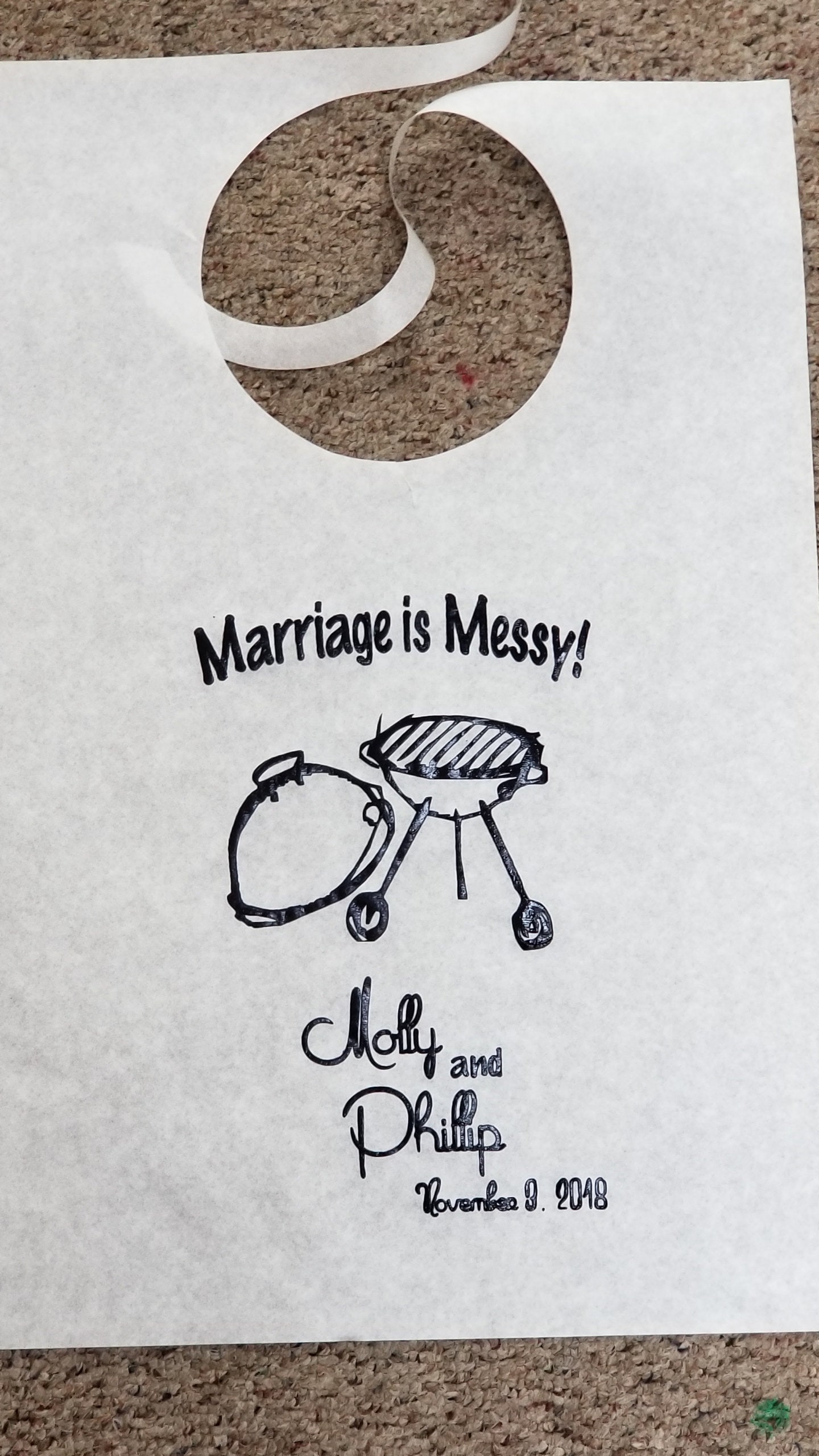 Grilling Adult Party Bibs, Disposable for Idobbqs, Backyard Weddings ...