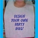 Party Bibs Custom Printed Adult Bibs-disposable Smooth Paper Front W ...