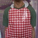 PLASTIC Bibs, Red Gingham Design Poly Party Bibs, Perfect for Picnic ...