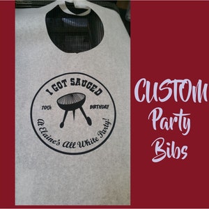 Grilling Adult Party Bibs, Disposable for Idobbqs, Backyard Weddings ...