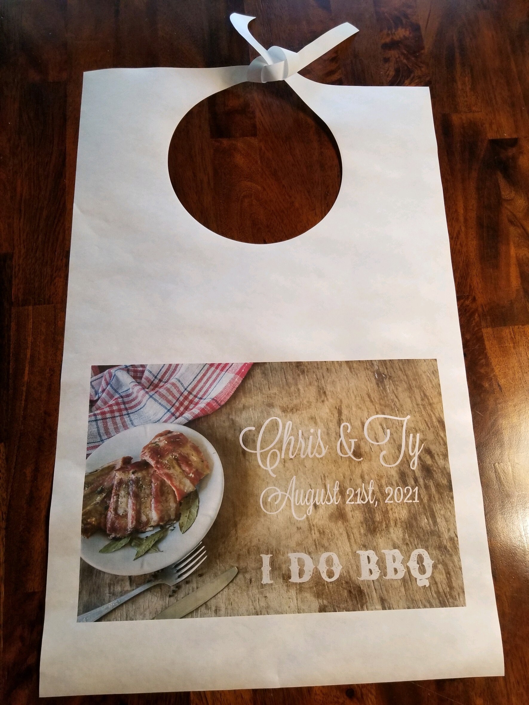 Full Color BBQ Barbeque Grilling Party Bibs -adult Bibs for Your ...