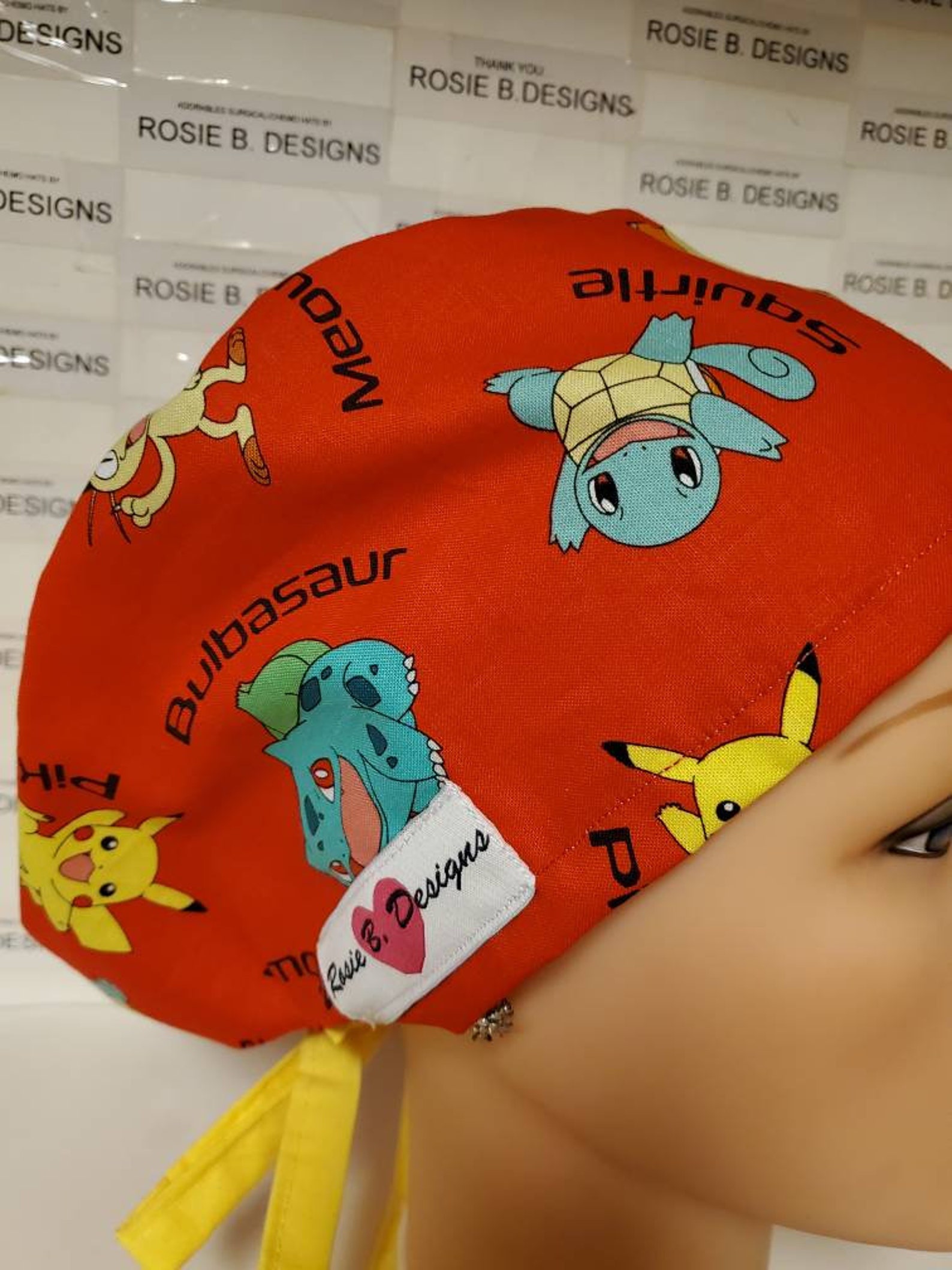 POKÉMON CREW/pixie Euro hat/medical scrub/chemo POKÉMON - Etsy France