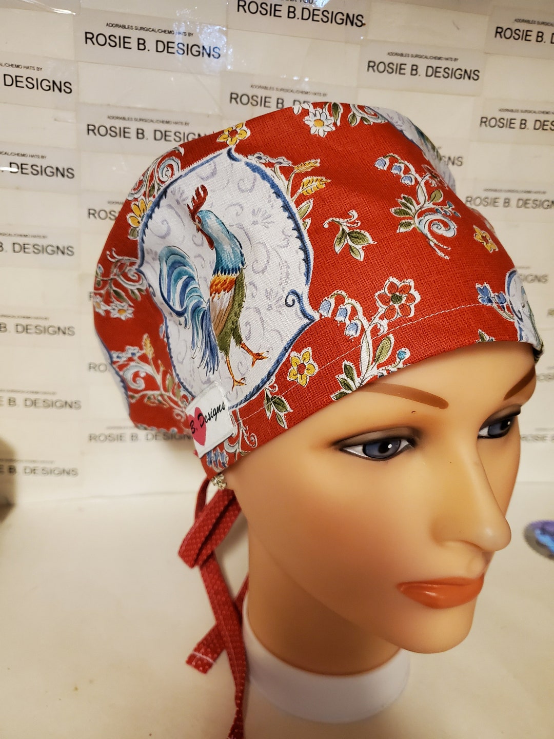 My Rooster /pixie Euro Hat/medical Scrub/dr's, Rn's, or /medical Staff ...