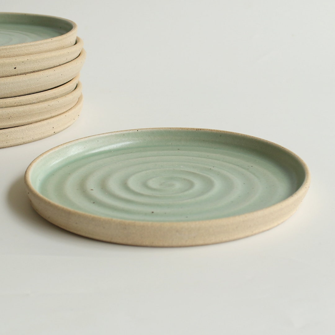 Mint Green Side Plate Stone - Etsy