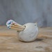 Bird Match Striker Pot With Matches in Off-white - Etsy UK