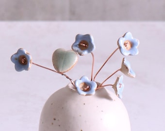 1940s Hand Painted Ceramic Forget-me-not Trivet - Etsy