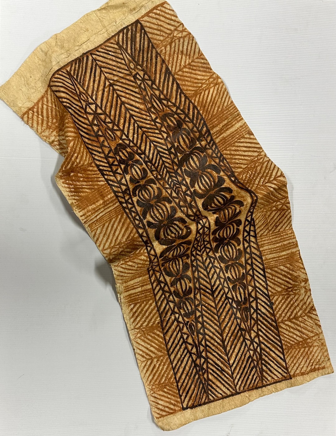 Vintage Tribal Tongan Ngatu Tapa Cloth From Samoa Fiji Tonga Papua New ...