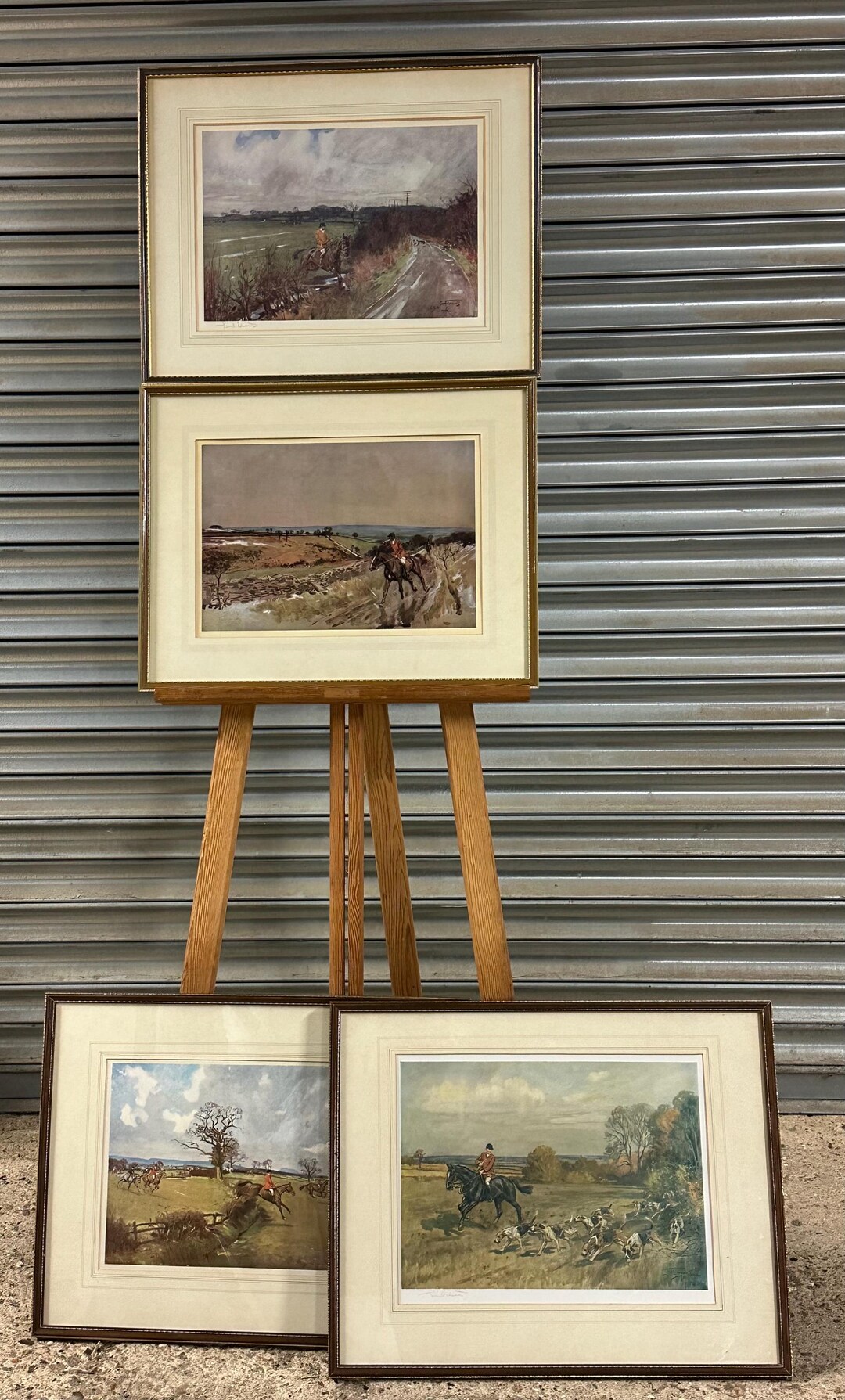 Lionel Edwards – Coloured Hunting Prints (set of Four) - 2 With Visible ...