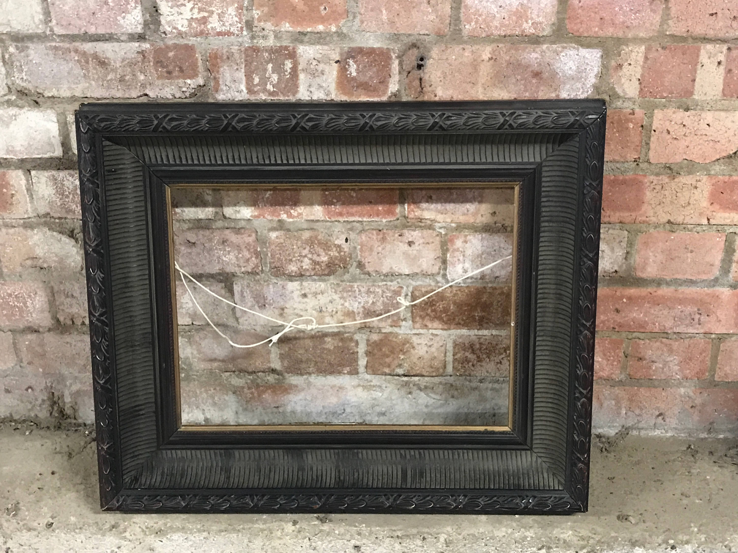Antique 19th Century Wood Picture Frame