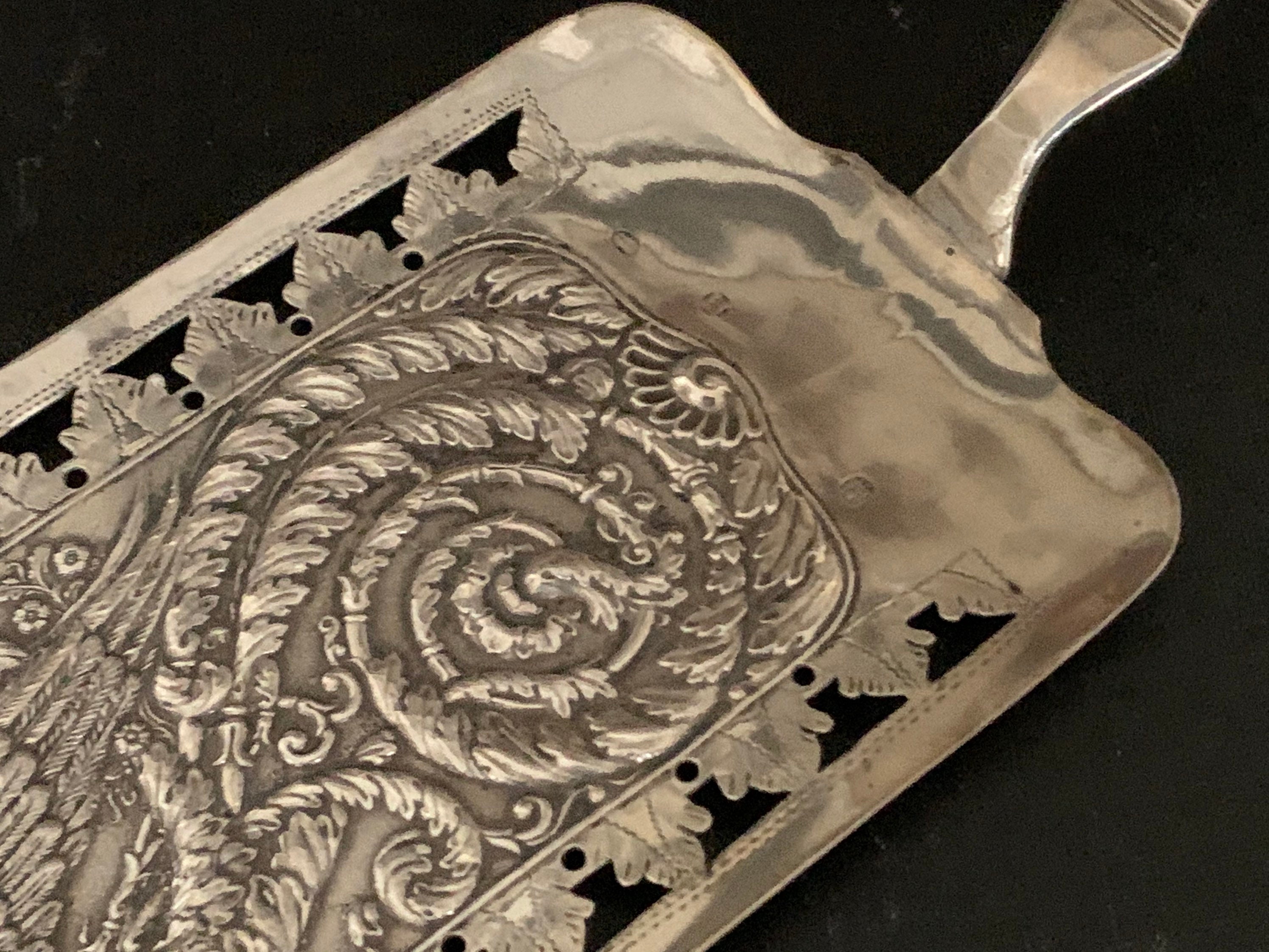 RESERVED FOR AUDREY Beautiful 19th century Danish Silver Pastry Cake ...